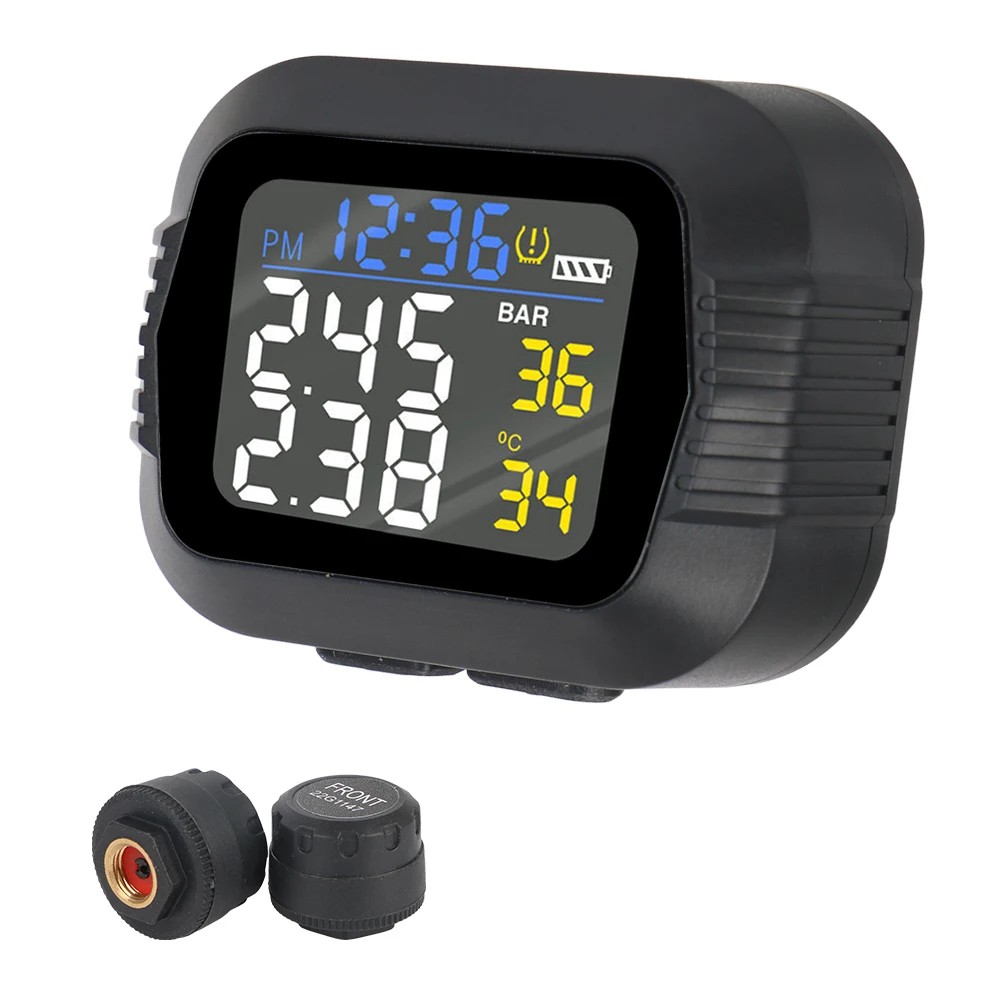 Jual Sistem Pemantauan Tekanan Ban TPMS Sepeda Motor Alarm Suhu Dengan ...