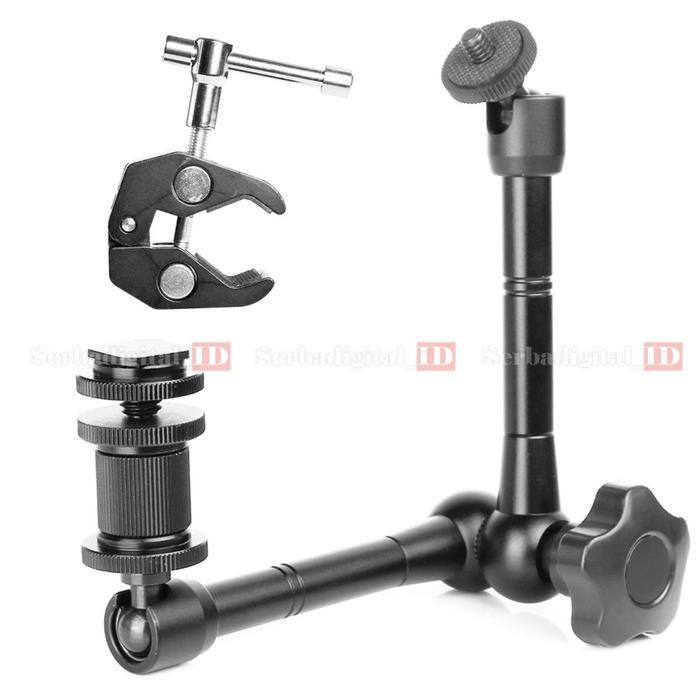 Jual Magic Clamp / Magic Arm 11 Inch Includ Super C-Clamp | Shopee ...