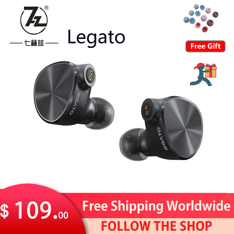 Jual 7HZ Legato Dual Dynamic Drivers HiFi In-Ear Wired Earphone IEMs ...