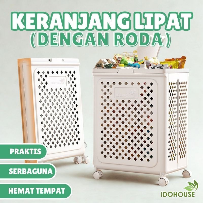 Jual Nds - IDOHOUSE Laundry Basket Keranjang Serbaguna Tempat Baju ...