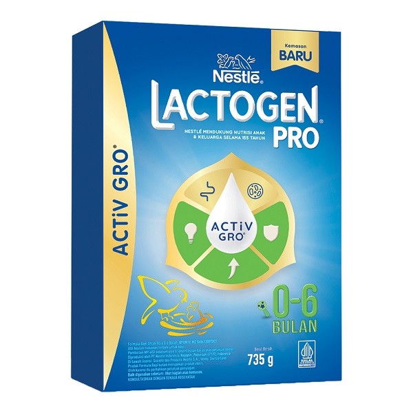 Jual LACTOGEN PRO 0-6 BLN 735 GR | Shopee Indonesia