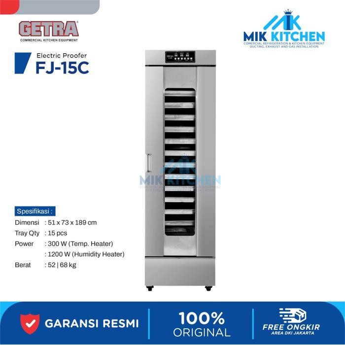 Jual GETRA Electric Proofer FJ-15C / FJ 15C / FJ15C (Mesin Pengembang ...