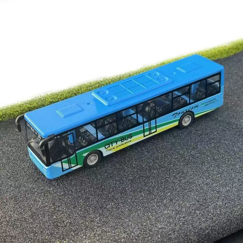 Jual 1/64 Scale Bus Model 1/160 Scale Road Scene Bus Landscape Scale ...