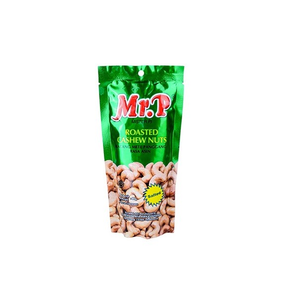 Jual MR. P SALTED ROASTED CASHEW NUTS 80GR | Shopee Indonesia
