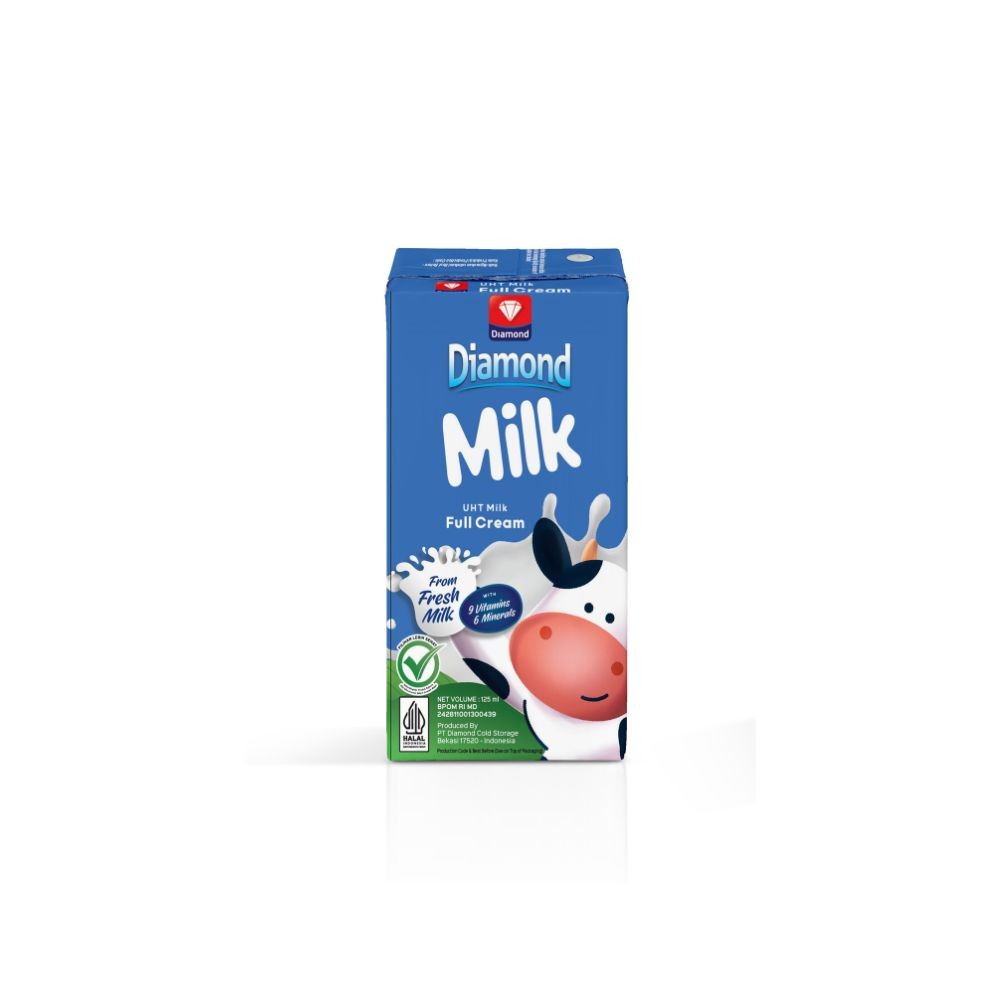 Jual Diamond Susu UHT Full Cream 125 ml | Shopee Indonesia