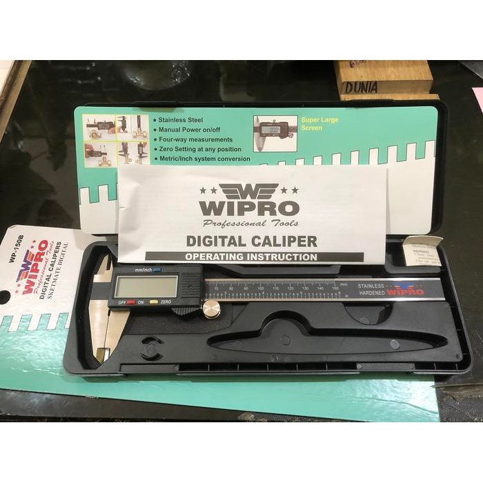 Jual Sigmat Digital 6" (150Mm) Wipro/ Segmat/ Jangka Sorong/ Digital ...