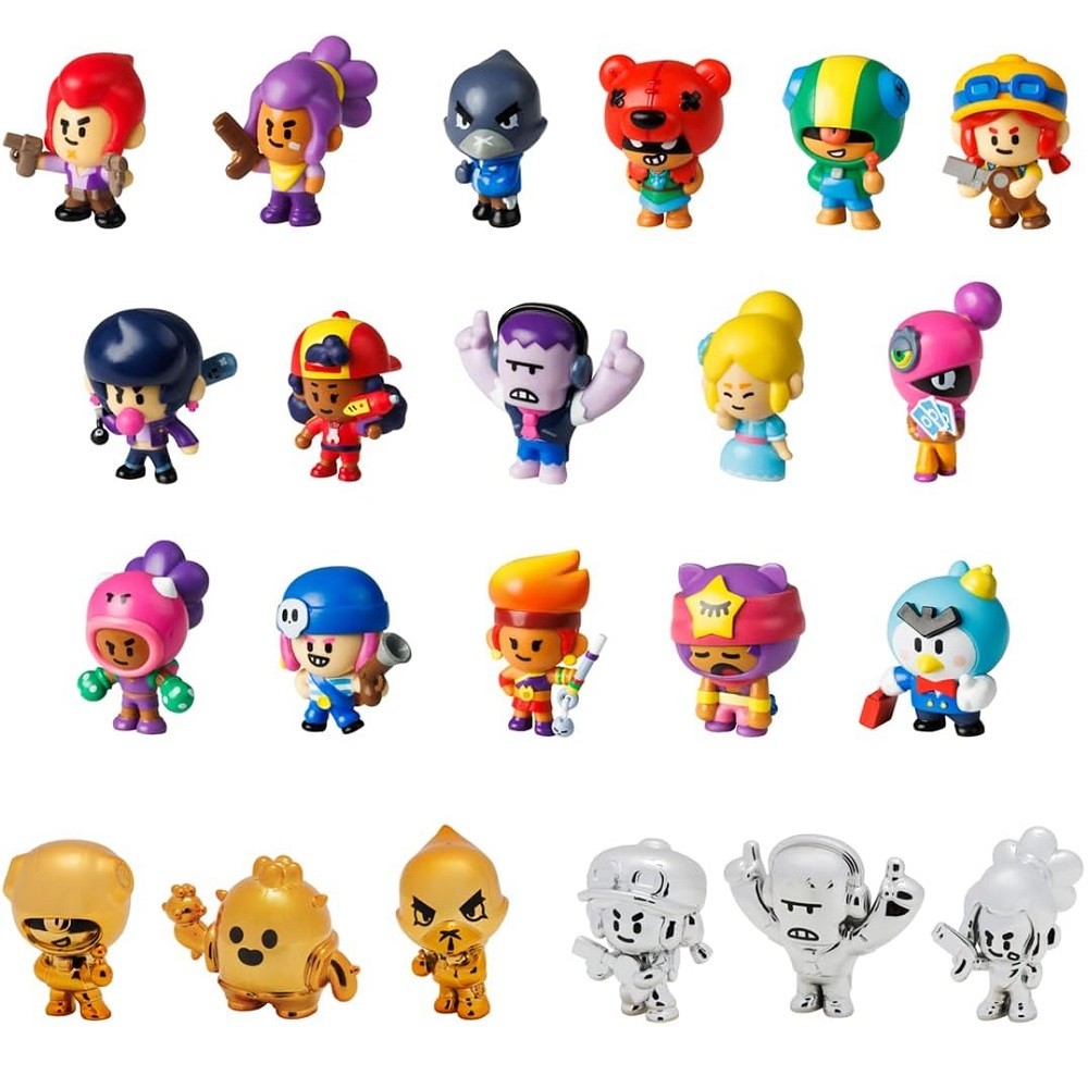 Jual Original Supercell Heros Leon Crow Spike Stars Collectible Figures ...