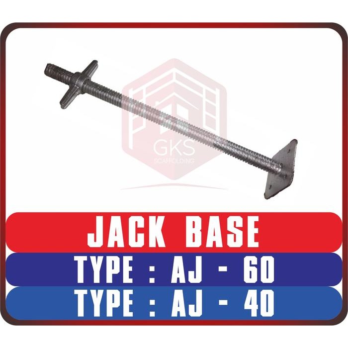 Jual Adjustable Jack Base AJ - 60 scaffolding steger | Shopee Indonesia