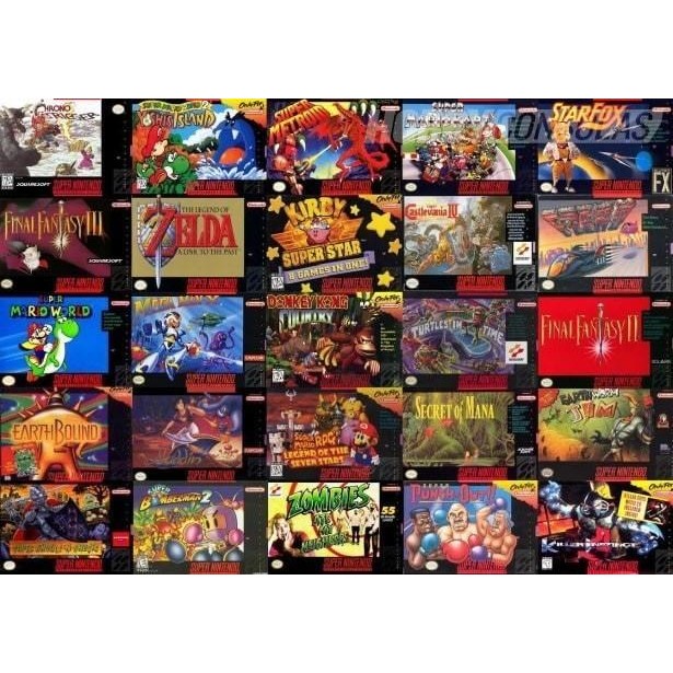 Jual USB ROM Nintendo (NES) + Super Nintendo (SNES) + emulator PC ...