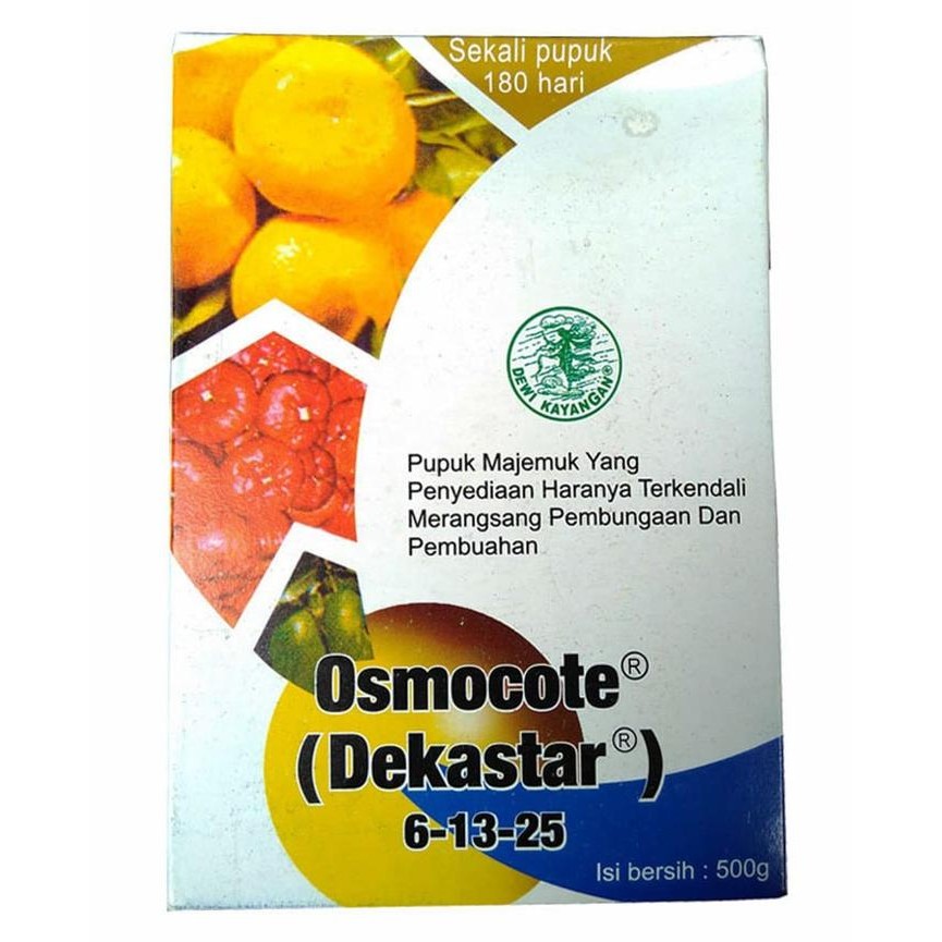 Jual Pupuk Dekastar Plus (Osmocote) 6-13-25 kemasan 500 gram Kode 1252 ...