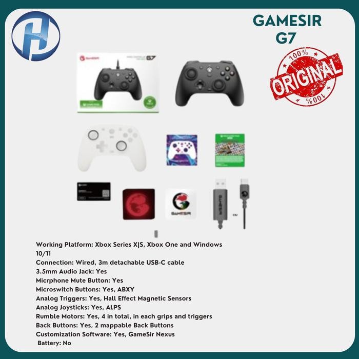 Jual Gamesir G7 Wired Controller Gamepad PC Windows 10 11 Xbox Series X / S | Shopee Indonesia