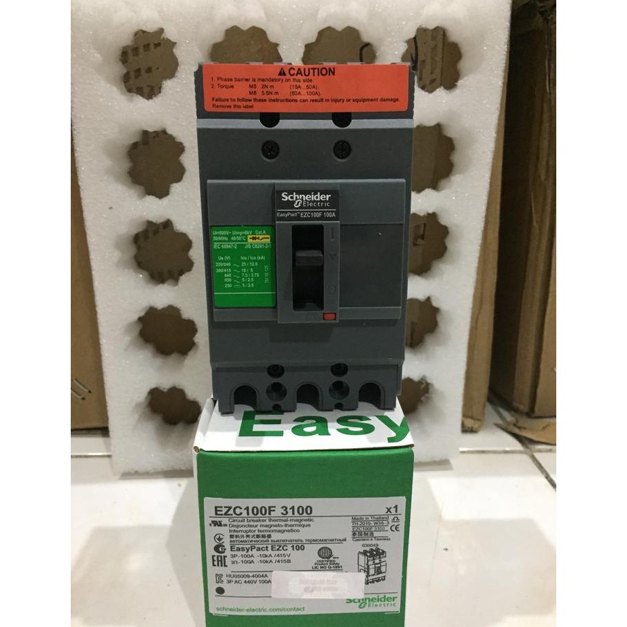 Jual Mccb Ezc100F 100A 3P Schneider | Shopee Indonesia