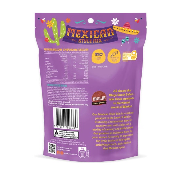 Jual BARANG TERLARIS Bhuja Mexican Style Mix 70g | Shopee Indonesia