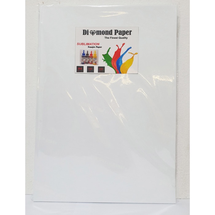 Jual KERTAS SUBLIM / TRANFER PAPER SUBLIM DIAMOND UKURAN A4 100LEMBAR ...