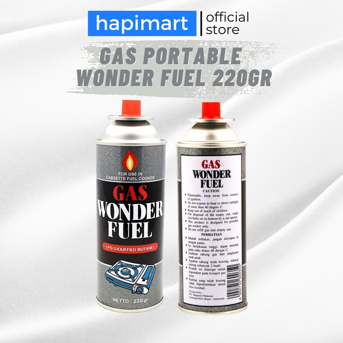 Jual Wonder Fuel 220 Gr Gas Kompor Portable Kaleng Refill | Shopee Indonesia