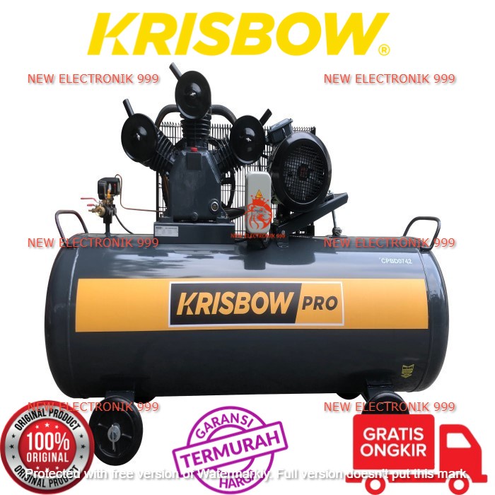 Jual KRISBOW COMPRESSOR 7.5HP 420L 10B 3P CPBD0742 10029562 | Shopee ...