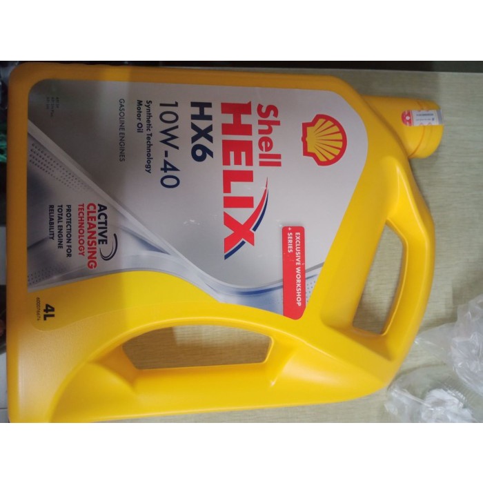 Jual Oli Mesin Shell Helix Hx6 10W-40 (4 Liter) | Shopee Indonesia