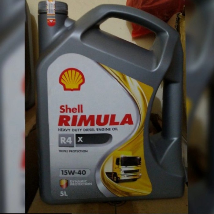 Jual Oli Shell Rimula R4 Sae 15W/40 Galon 5 Liter Original ...