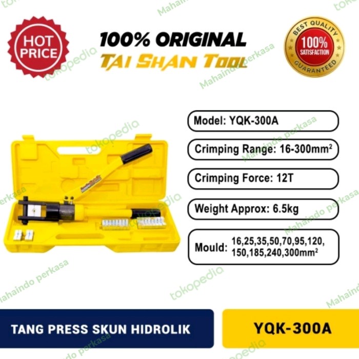 Jual Tang Press Skun Hidrolis / Hidrolik / Hydraulic Crimping Tool Yqk ...