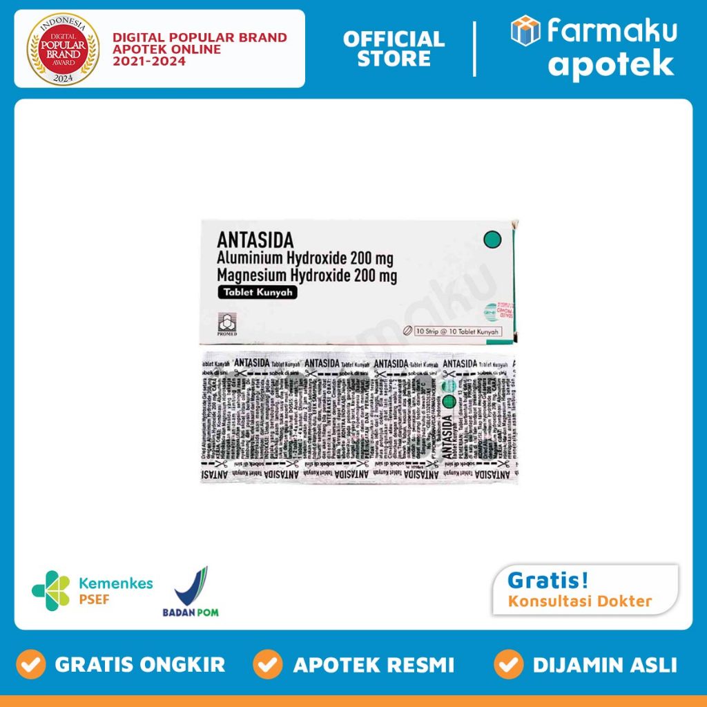 Jual Antasida Doen Strip 10 Tablet Promed - BHL | Shopee Indonesia
