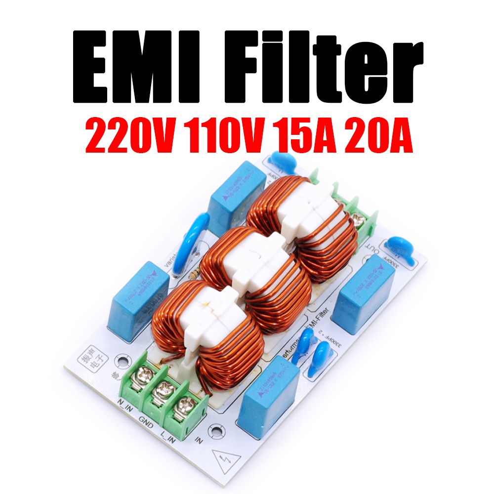 Jual MDA EMI Filter External AC 220V audio power supply EMI Filter 110V Surge overvoltage EMC ...