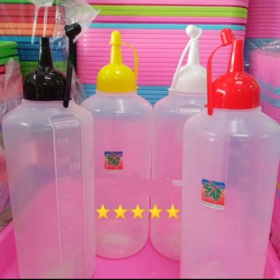 Jual Rekomendasi Terbaik !! Botol Saos Kecap Mayonaise 1 Liter Plastik ...