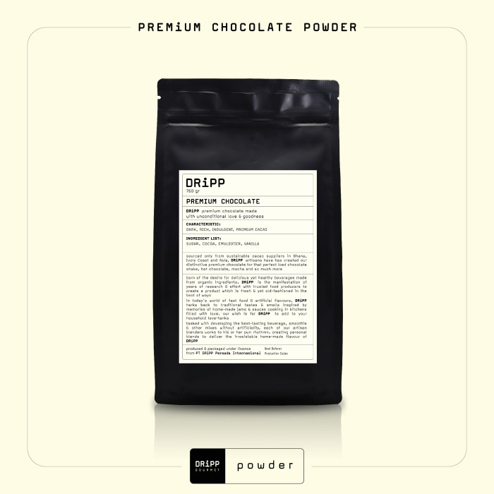 Jual DRiPP Premium Chocolate Powder ( Coklat Bubuk ) | Shopee Indonesia