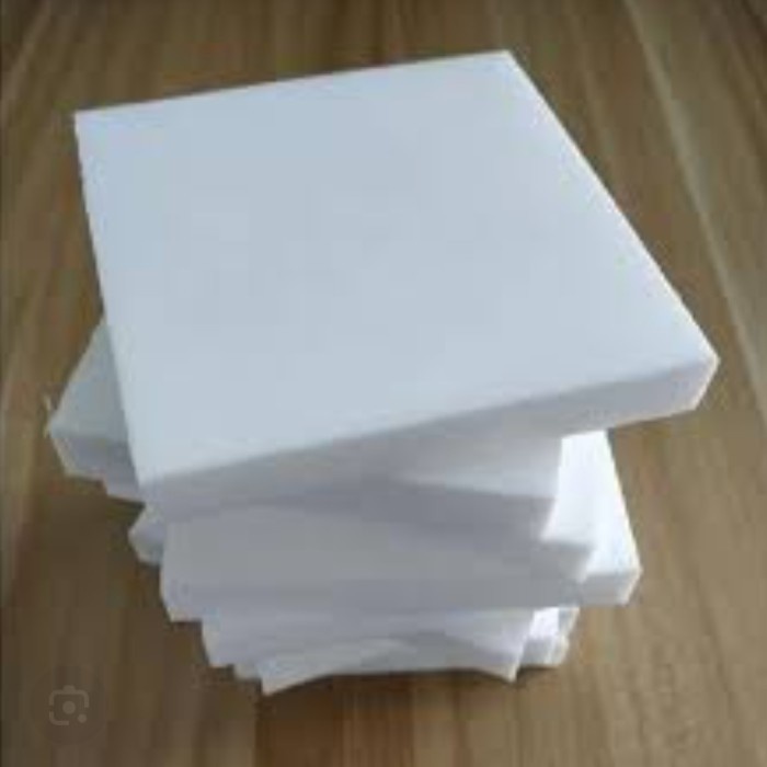 Jual PLAT TEFLON TEBAL 3MM X 10CM (100 mm) X 10CM ( 100MM ) PTFE PLATE SHEET MATERIAL SEAL ...