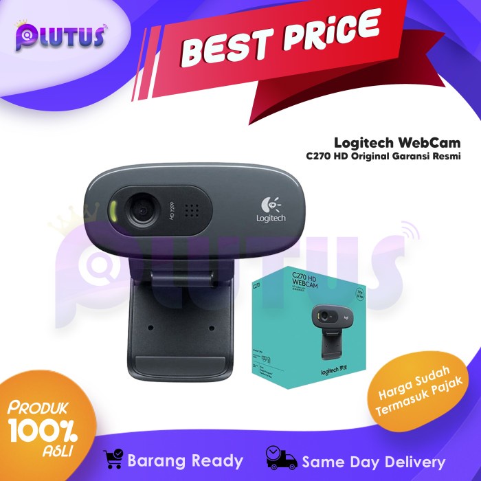 Jual Logitech Webcam C270 Hd Original Garansi Resmi | Shopee Indonesia