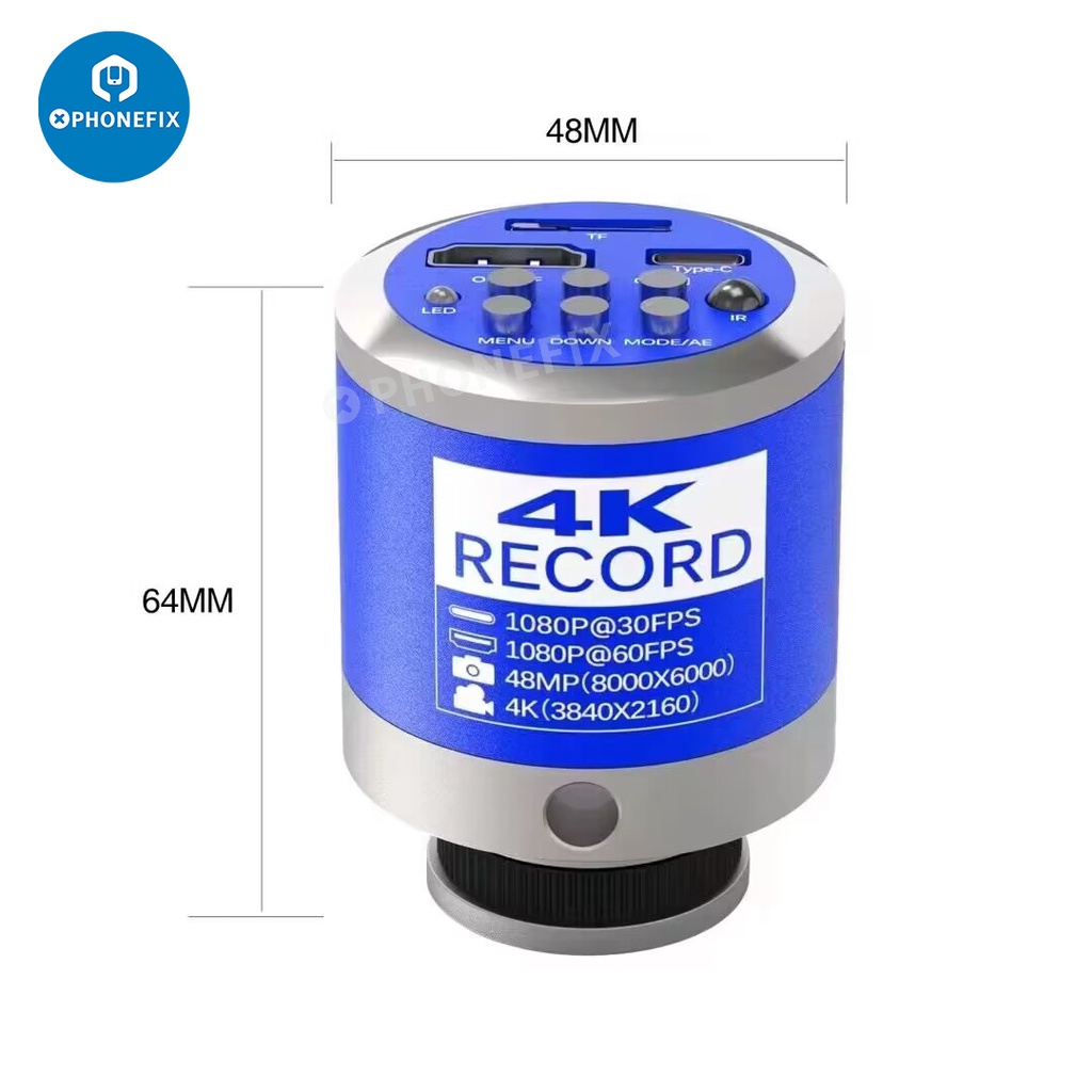 Jual ELTRA 4K Ultra HD Trinocular Microscope Camera 48MP Type C HDMI ...