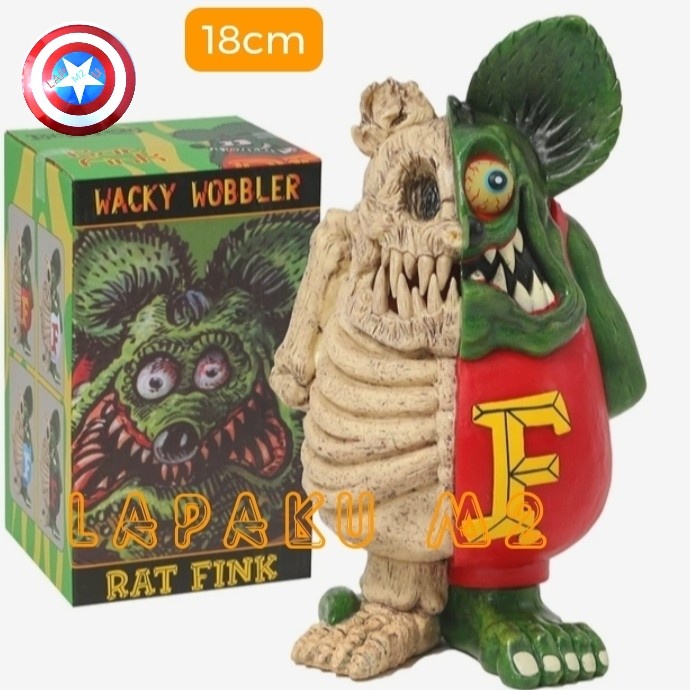 Jual Action Figure Rat Fink Daddy Wacky Wobbler | Shopee Indonesia