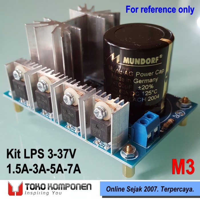 Jual Kit Linear PSU 3V-35V 3A 5A Power Supply 5V 9V 12V 15V 24V LT1083 ...