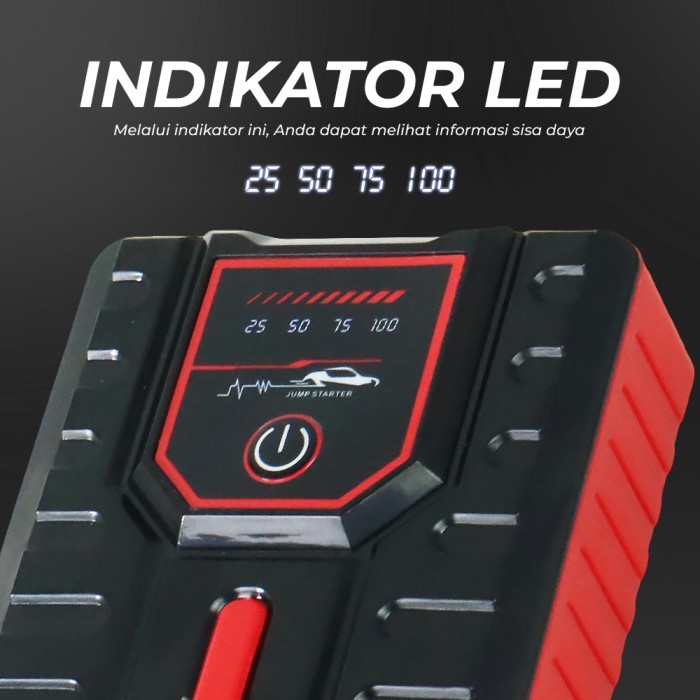 Jual Bagus Jumper Jamper Aki Accu Mobil Diesel Power Bank Senter Dual ...