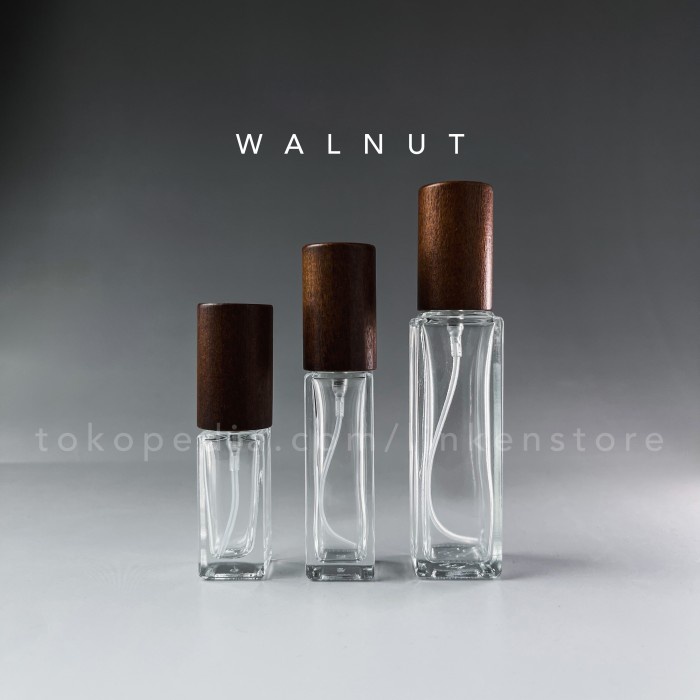 Jual Botol Spray 5Ml Tutup Kayu - Kaca Clear Tebal - Perfume Vial Mini ...