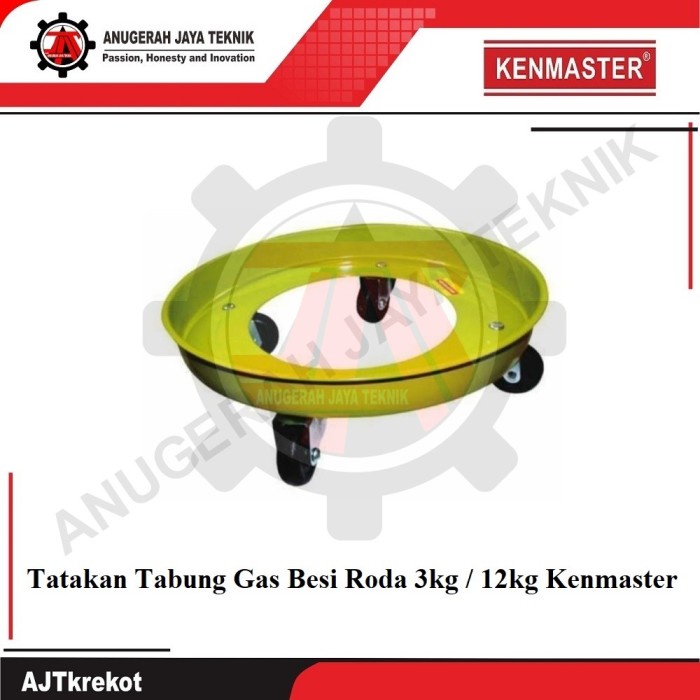 Jual KENMASTER Tatakan Galon Tabung Gas 3 12 Kg Bahan Besi Kaki Roda ...