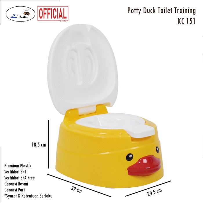 Jual Labeille KC 151 Potty Duck Toilet Training Pispot Bayi Anak ...