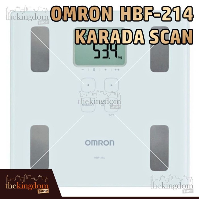 Jual Omron Hbf-214 Karada Scan Body Fat Composition Monitor Weight ...