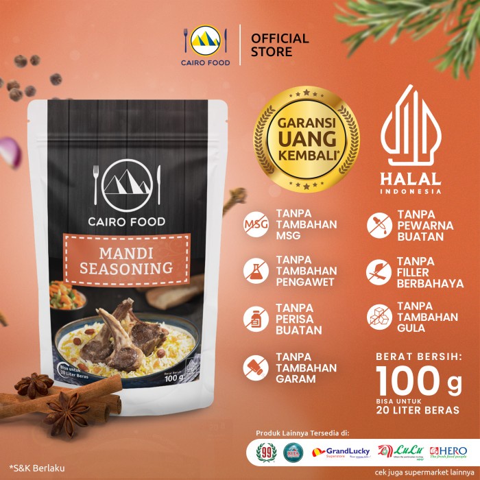 Jual Bumbu Nasi Mandi Cairo Food - 100 Gram | Shopee Indonesia