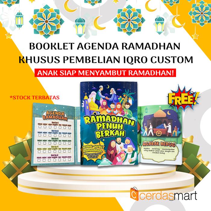 Jual IQRO ANAK MILENIAL CUSTOM KARAKTER QR CODE KIDS CUSTOM NAMA HARD ...