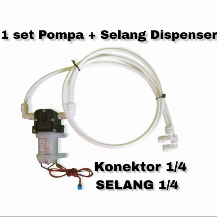 Jual Pompa Dispenser Galon Bawah Modena 1 Set Dengan Selang + Konektor ...