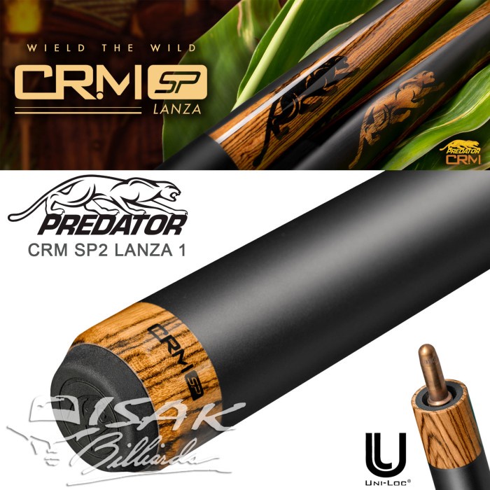 Jual Predator CRM SP2 Lanza Bocote 1 Carom Cue - Revo Carbon 314-3 Maple Shaft low Deflection ...