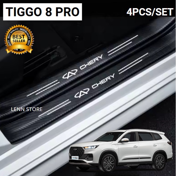 Jual Stiker Pelindung Sill Plate Pintu Mobil Chery Tiggo 8 Pro 2022 2023 | Shopee Indonesia