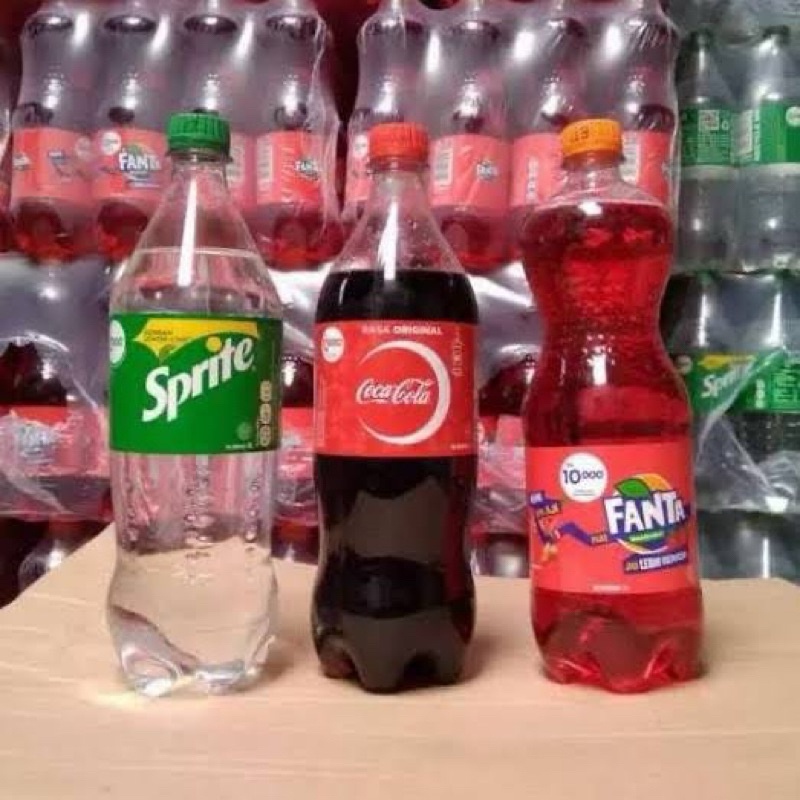 Jual Fanta / Coca-Cola / Sprite 1 Liter 1 Pack Isi 12 Botol | Shopee ...