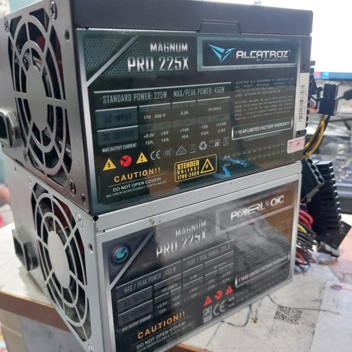 Jual power supply PC PSU Magnum 225 powerlogic alcatroz murah | Shopee ...