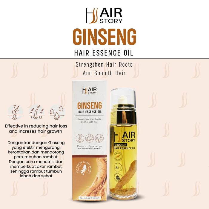 Jual FYC - Hair Story - Ginseng Hair Essence Oil - Perawatan Rambut ...