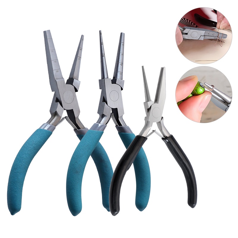 Jual Jewelry Pliers Set 2 pcs Jewelry Making Kit Includes Square Plier ...