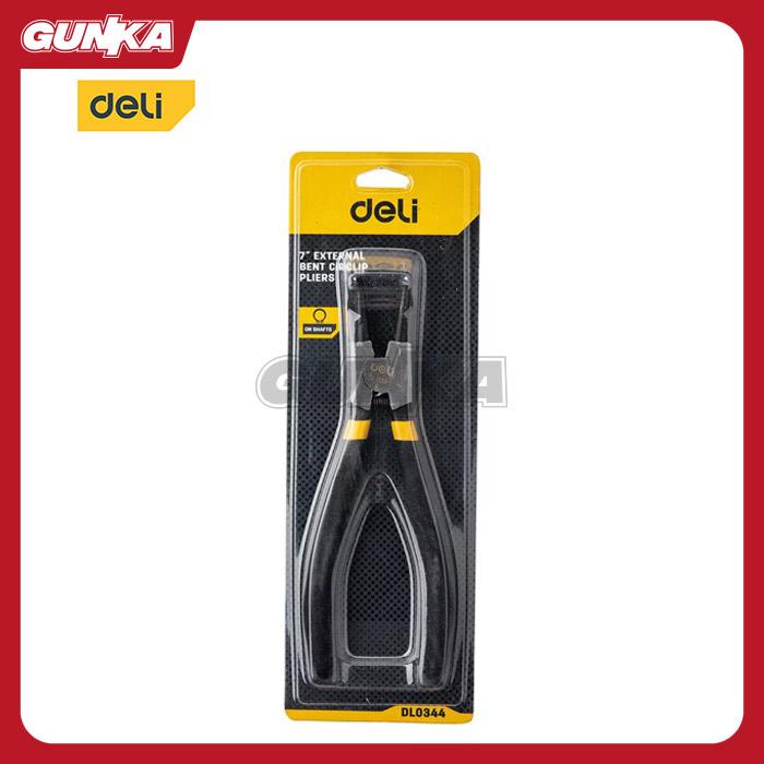 Jual Circlip Pliers EB (7") DELI DLI-EDL0344 Tang Snap Ring Buka ...