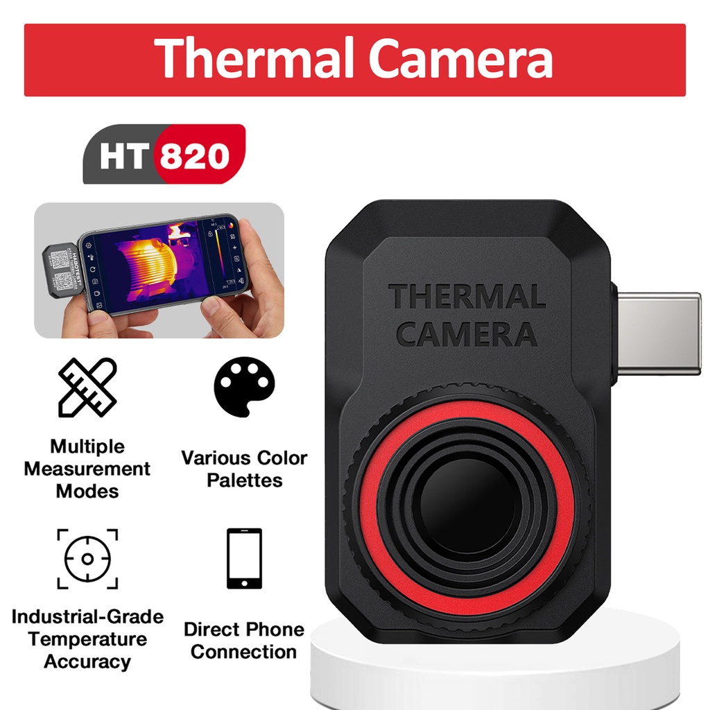Jual Mini Thermal Camera 256x192 Android Infrared Thermal Imager -15°C ...