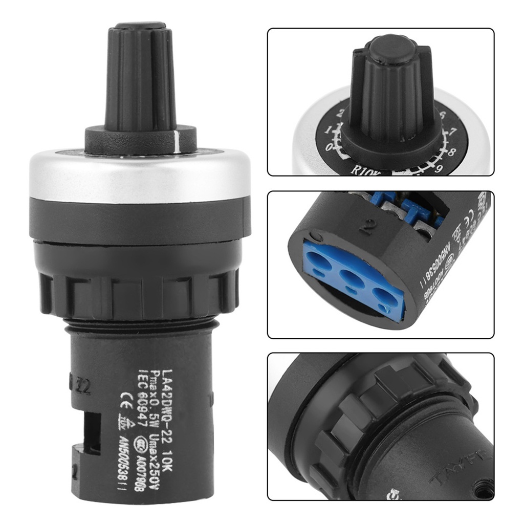 Jual 10k Potentiometer 10k Potentiometer Panel Mount VSD VFD for ...