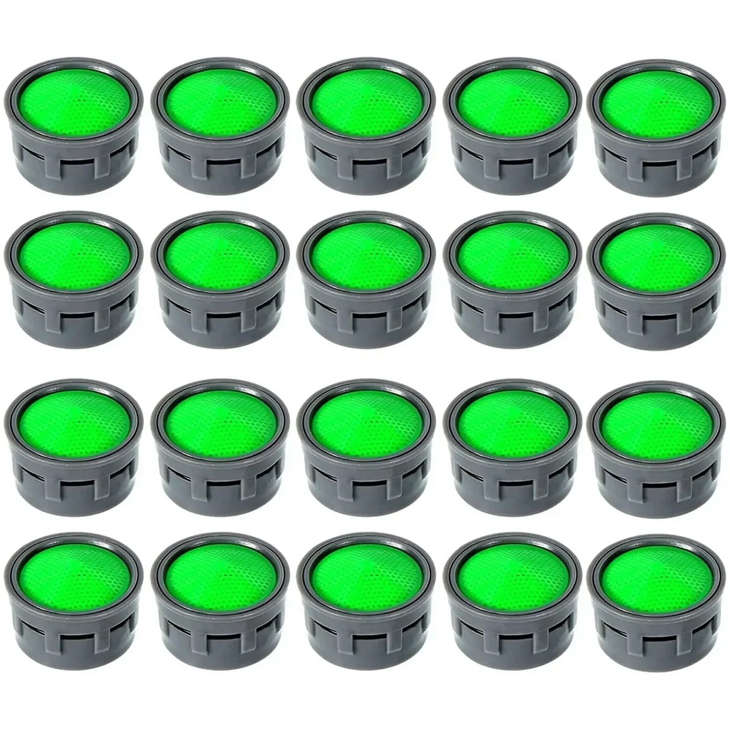 Jual 20 Pcs Faucet Aerator, Flow Restrictor Replacement Parts Insert ...